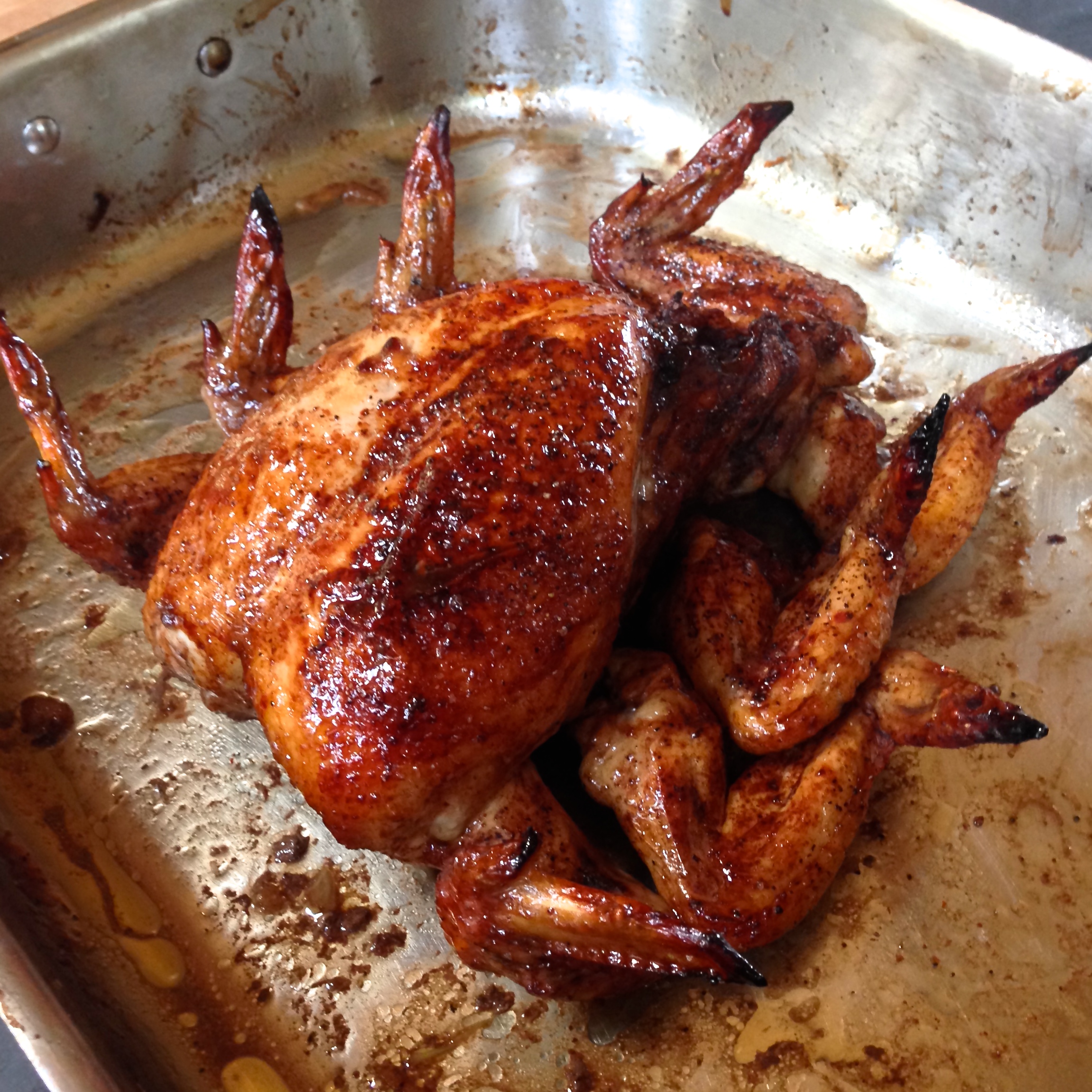 Roast Chicken "Spider" - Chef Michael Smith