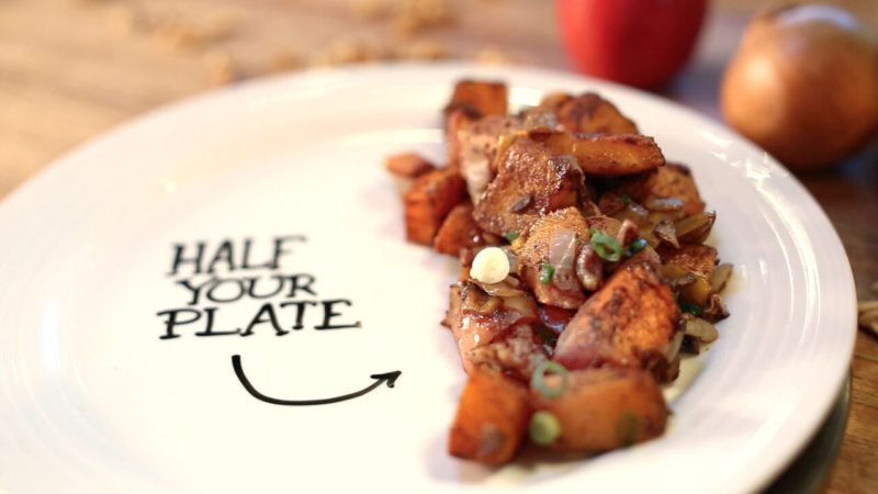 Half Your Plate: Cinnamon Roast Butternut Squash and Apples - Chef ...